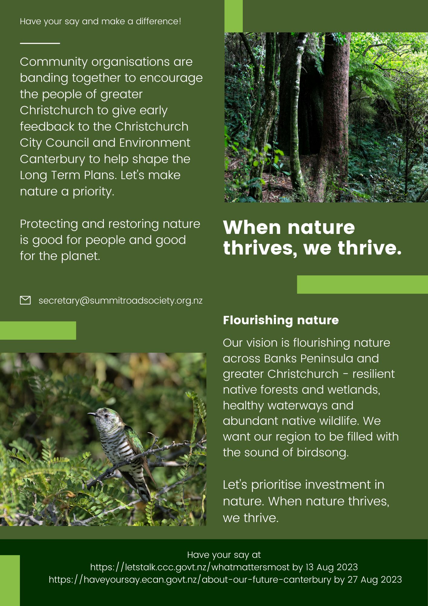 When nature thrives we thrive... - The Tuesday Club